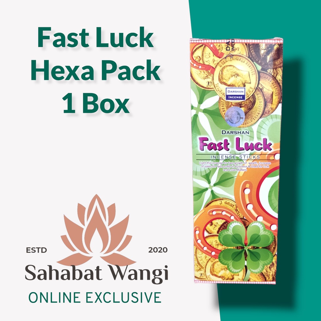 Jual Dupa India Darshan Fast Luck Hexa Short ( 6 Pack) | Shopee Indonesia