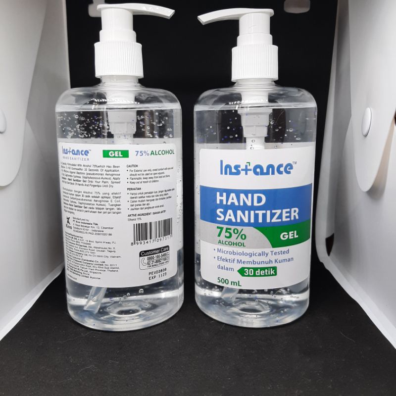 Jual INSTANCE Hand sanitizer 500 ML / sanitizer / kesehatan / perawatan/antis pouch/antis refill ...