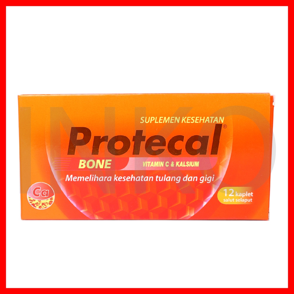 Jual PROTECAL BONE VITAMIN C KALSIUM KESEHATAN TULANG DAN GIGI 12KAPLET ...