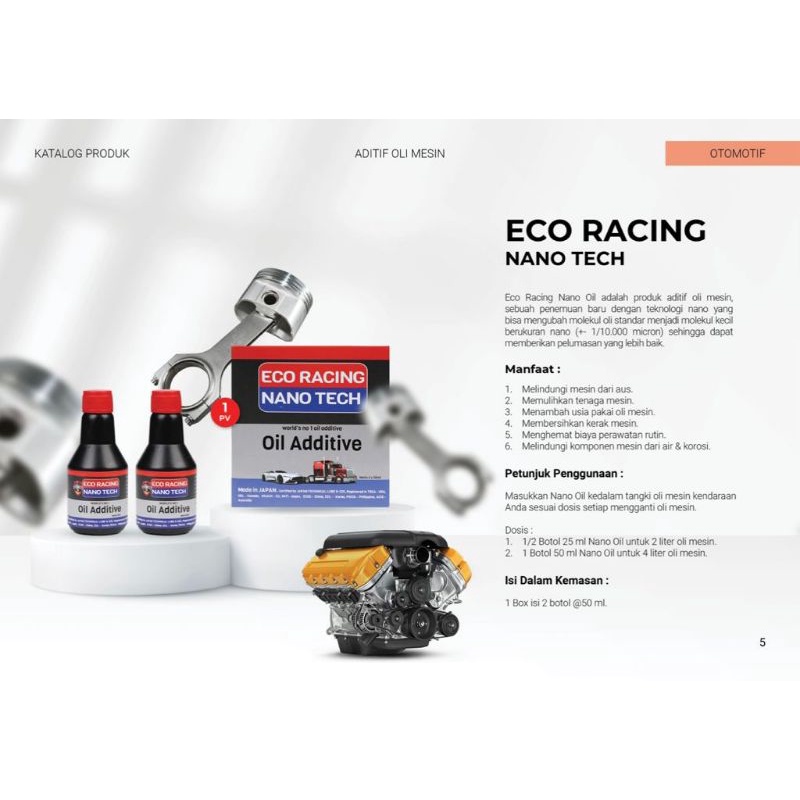 Jual ECO RACING NANO TECH | Shopee Indonesia