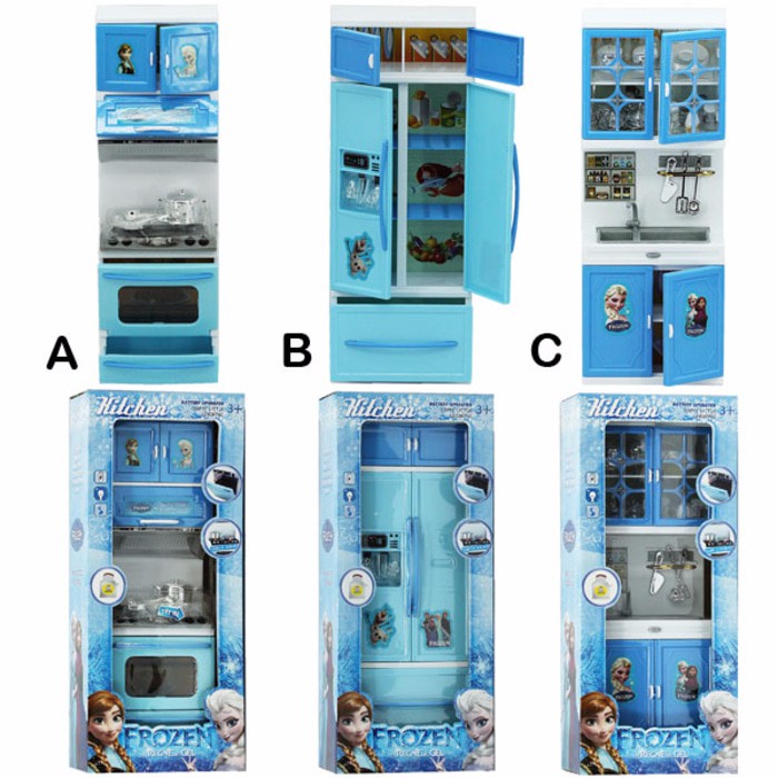 Jual Mainan Anak Modern Kitchen Playset ( Kulkas, Kompor, Oven ) Tema ...