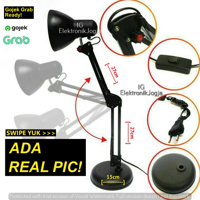 Jual Lampu Meja / Lampu Arsitek / Lampu Baca Stand - Jiamei Autolux ...
