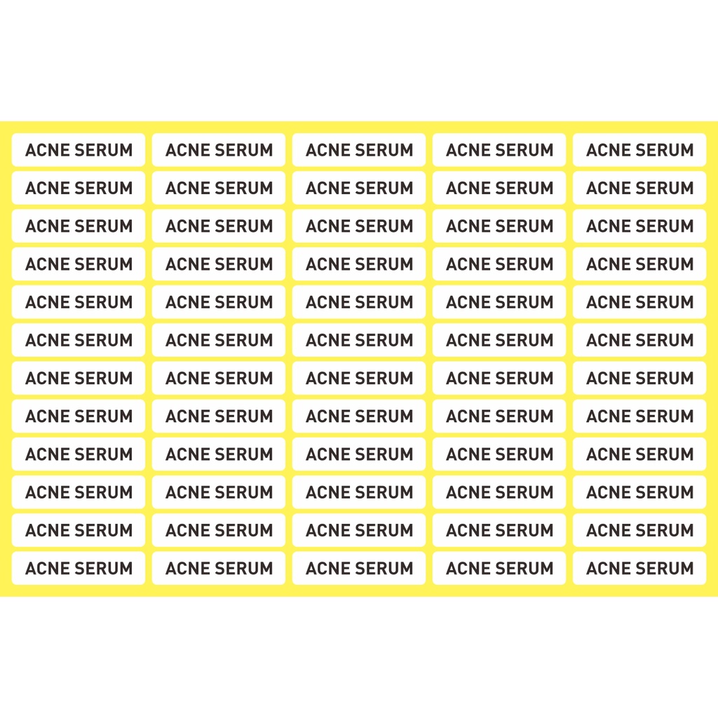 Jual Stiker Day Night Cream Toner Facial Soap Serum Hand Body Sticker ...