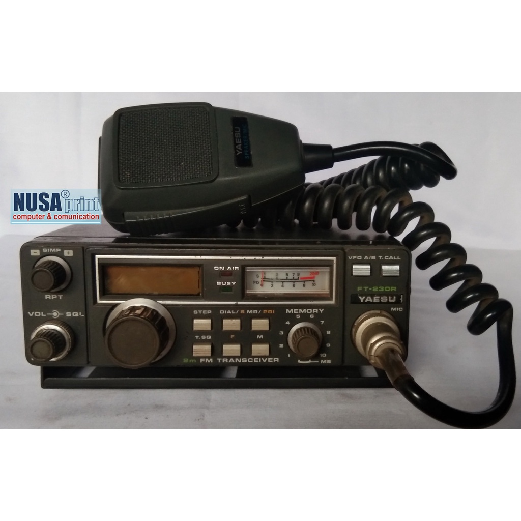 Jual RIG Yaesu FT 230R VHF Radio Legend - Jadul - Colector | Shopee ...
