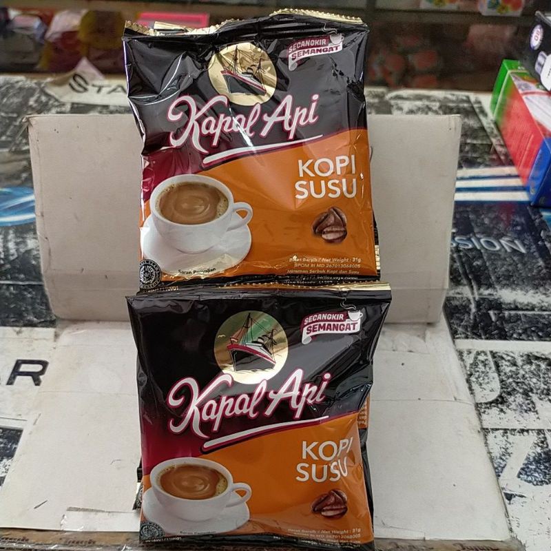 Jual Kapal api susu 31g x 10pcs | Shopee Indonesia