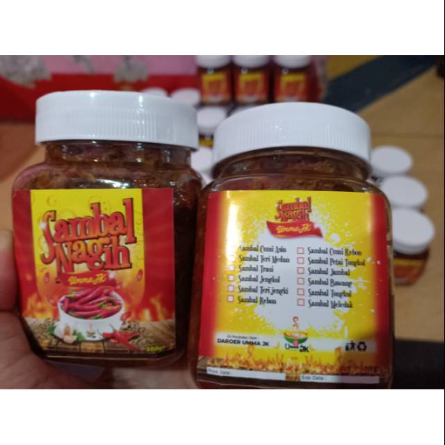 Jual Sambal Nagih UmmaJk// Ikan Jambal//Nagih//lezatos//200gran ...