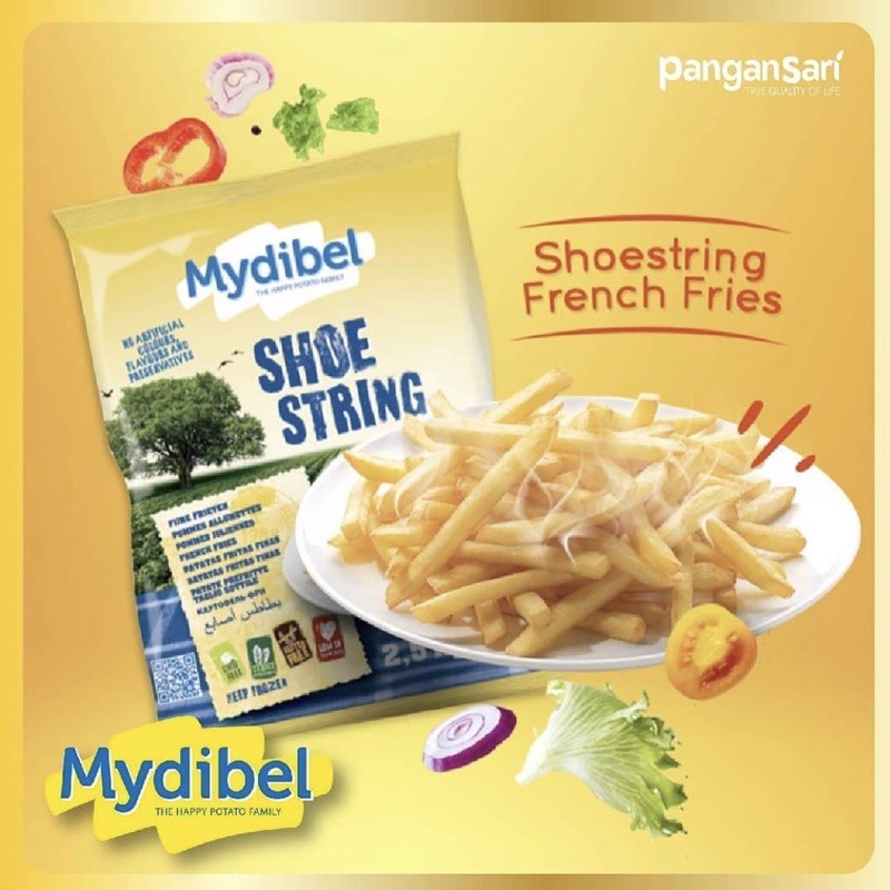 Jual Mydibel Shoestring Kentang Goreng French Fries 1kg | Shopee Indonesia