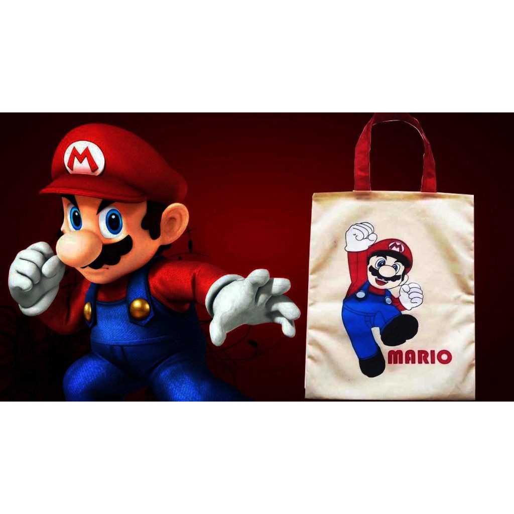 Jual Goodie Bag Mario Bros Super Mario Bros Brother Karakter Kartun ...