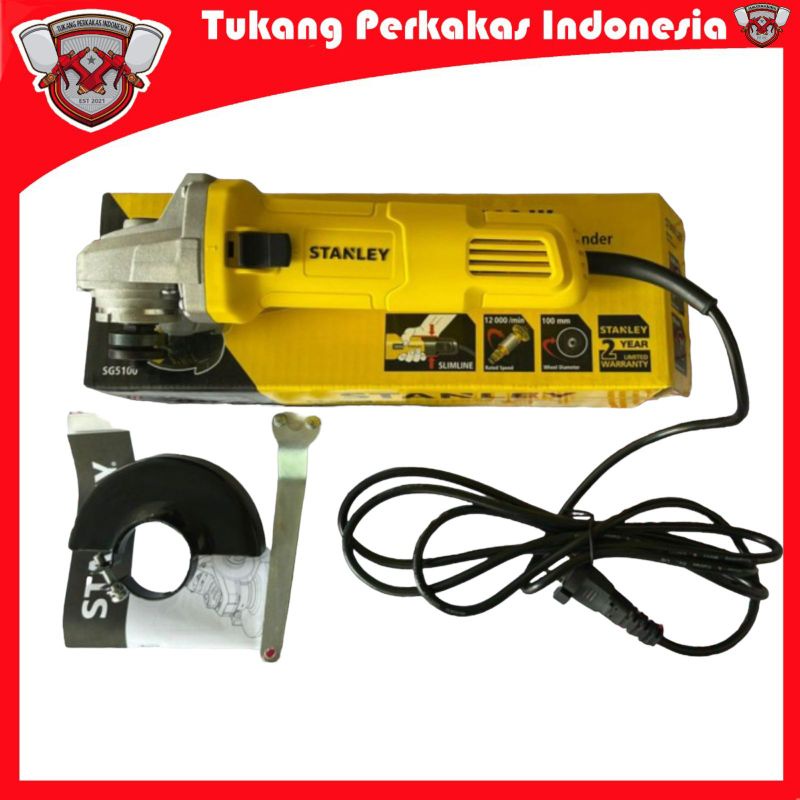 Jual Stanley Mesin Gerinda tangan 4 inch Sg5100 Gurinda gerinda tangan ...