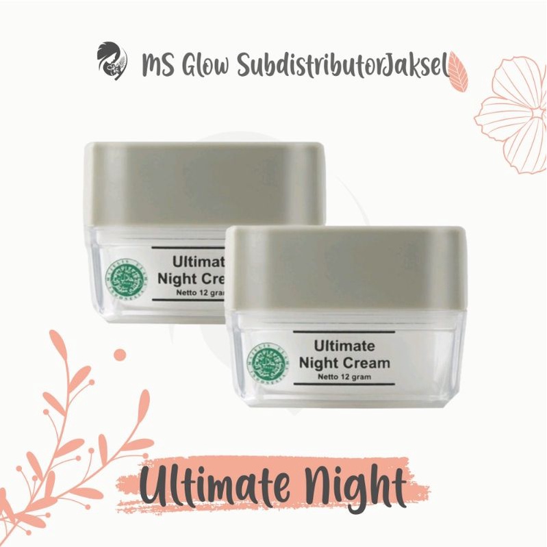 Jual MS Glow Original Ultimate Nite Cream | Shopee Indonesia