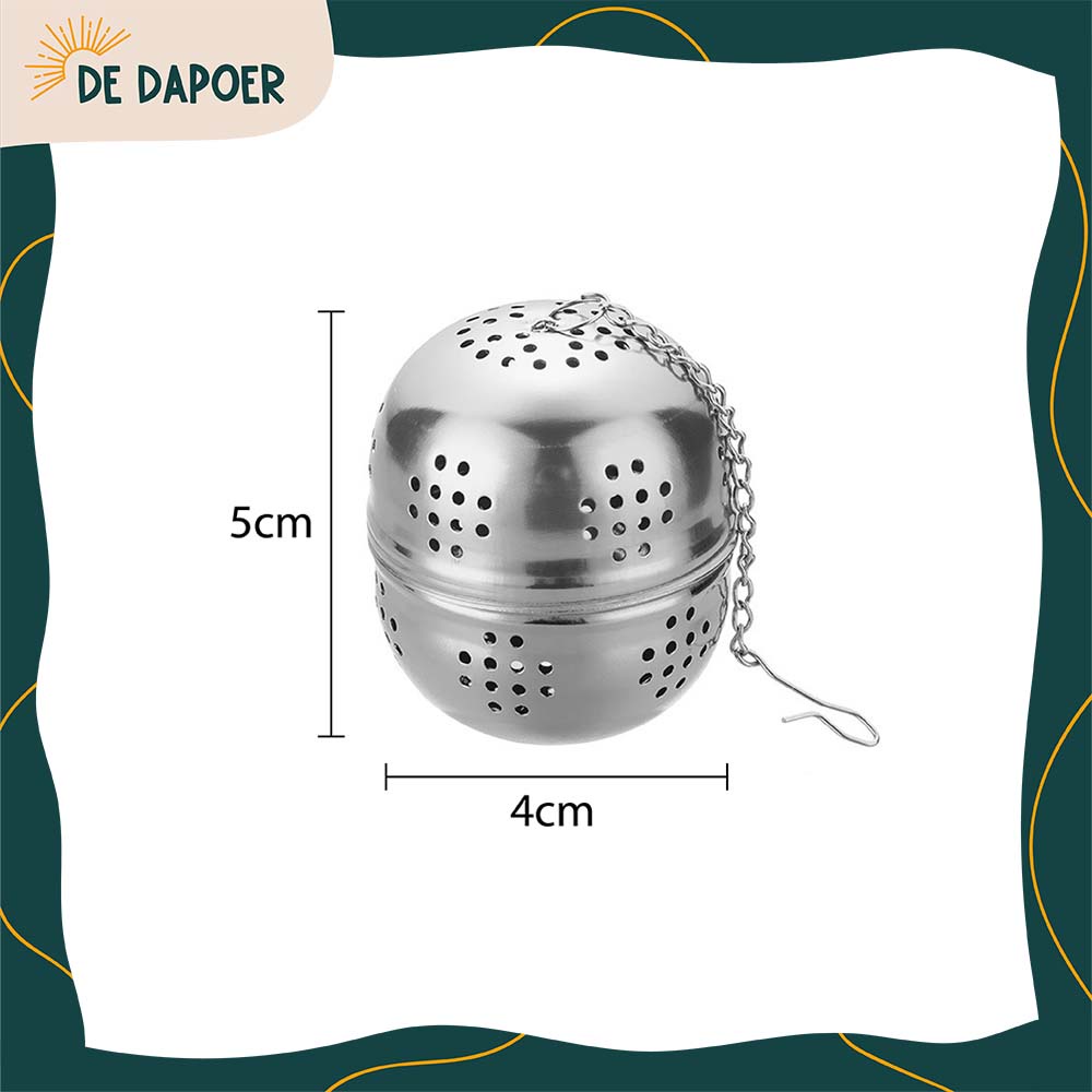 Jual Saringan Teh Bulat Tea Bag Filter Infuser Minuman Rempah Serbaguna ...