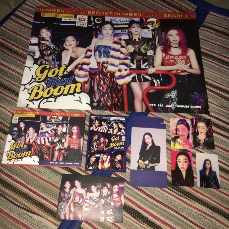 Jual secret number got that boom album fullset poster lea photocard lea ...