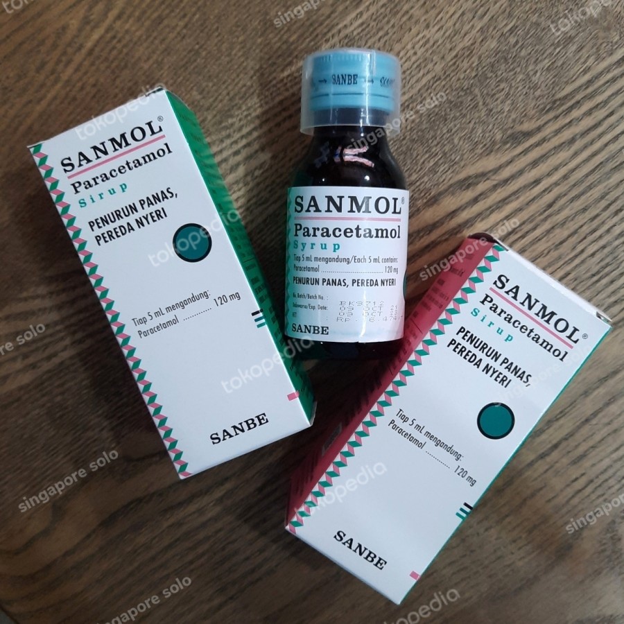 Jual Obat Turun Panas SANMOL SIRUP 60 ML | Shopee Indonesia