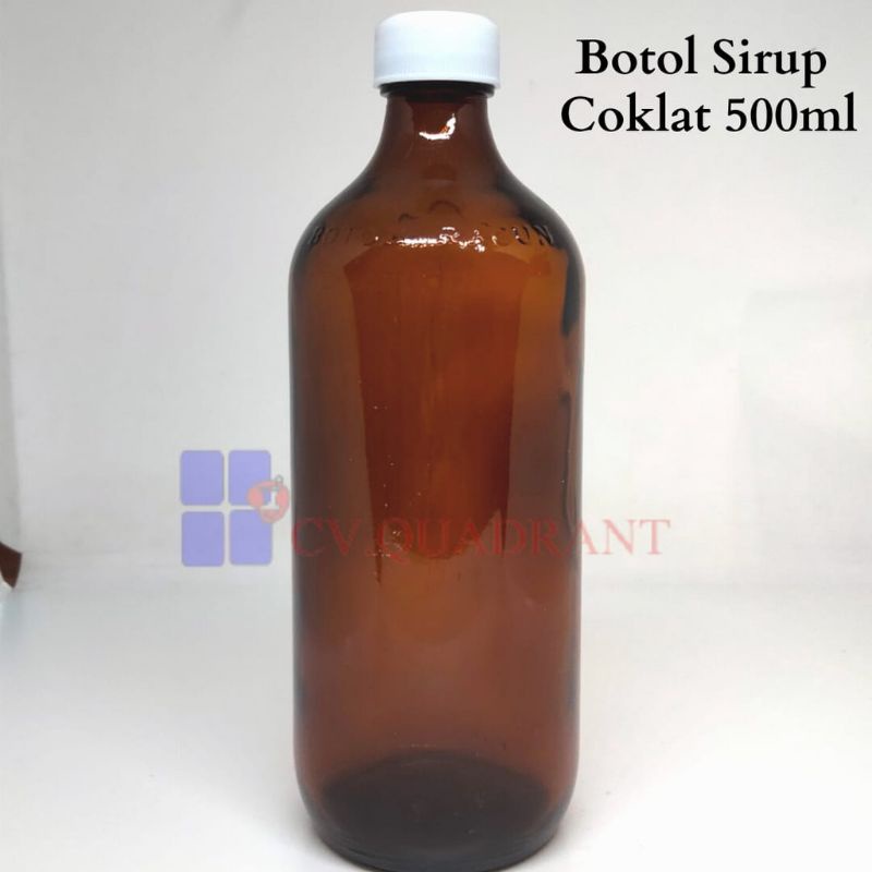 Jual Botol coklat, 1L/500Ml, Botol kaca amber 1000ml, botol gelap ...