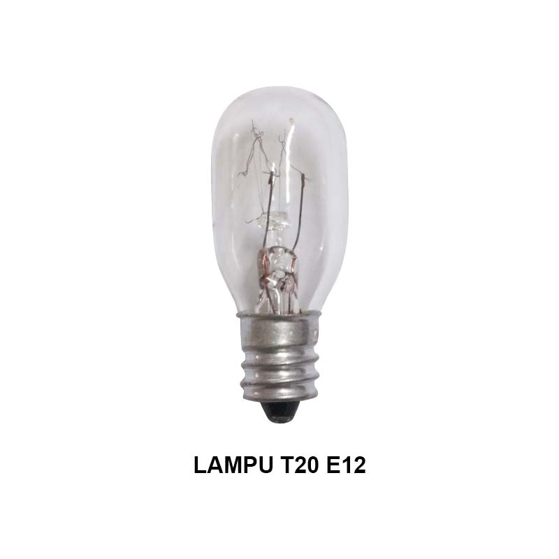 Jual Lampu bohlam pijar T20 fitting E12 / E14 / E17 15 watt | Shopee Indonesia