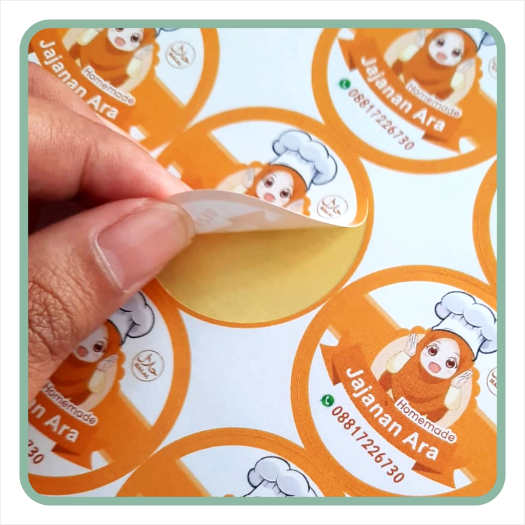 Jual STIKER SEGEL KEMASAN TOPLES BAHAN CHROMO DAN VINYL min.order 5lbr ...