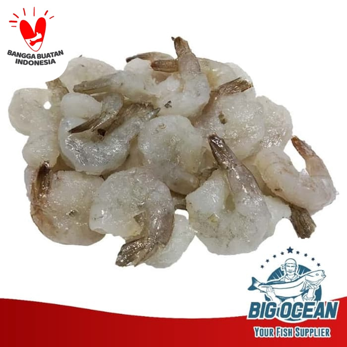 Jual Udang Vanamei Kupas Size M (51/60) IQF @1kg | Shopee Indonesia