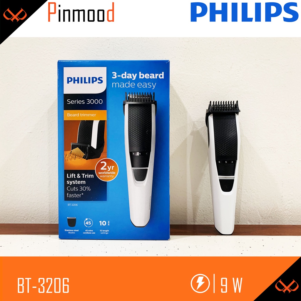 Jual SHAVER PHILIPS BEARD TRIMMER / PENCUKUR BT-3206 KUMIS JENGGOT ...