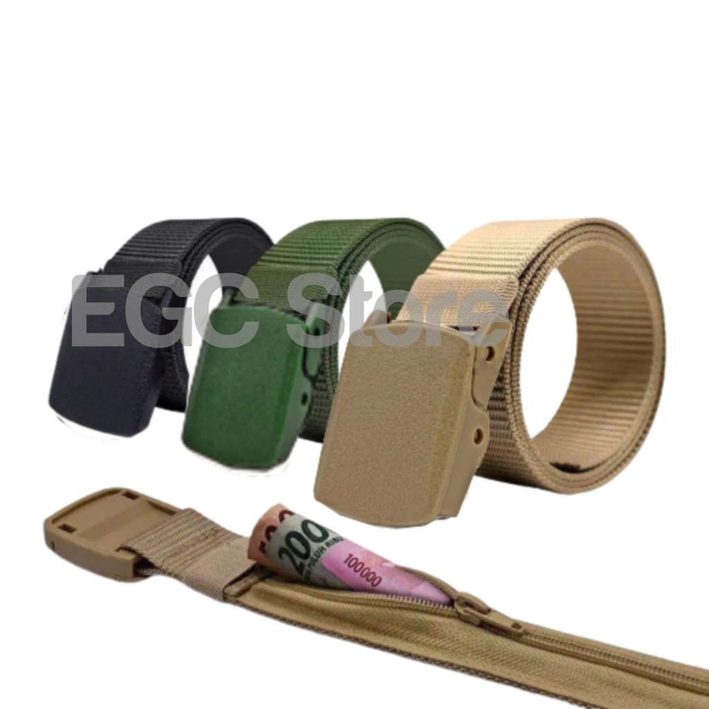 Jual TALI PINGGANG / IKAT PINGGANG PRIA TACTICAL MILITARY SABUK NYLON CANVAS ANTI METAL DETECTOR ...