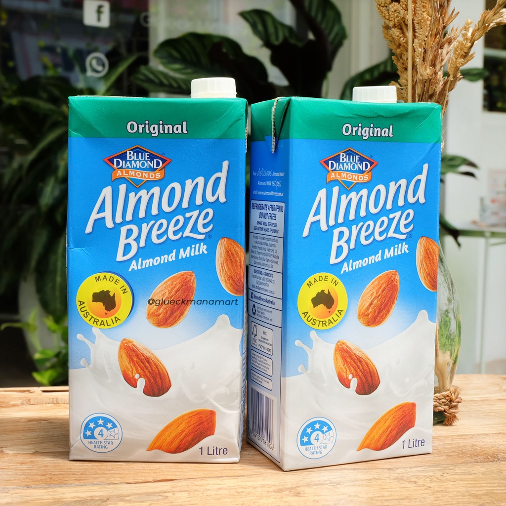 Jual Almond Breeze Original 1L - Almond Milk - Susu Almond - Susu Vegan | Shopee Indonesia