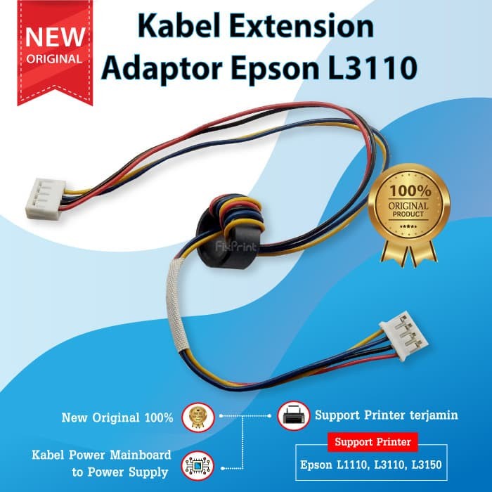 Jual Kabel Extension Adaptor Printer Epson L3110 Kabel Power Mainboard ...