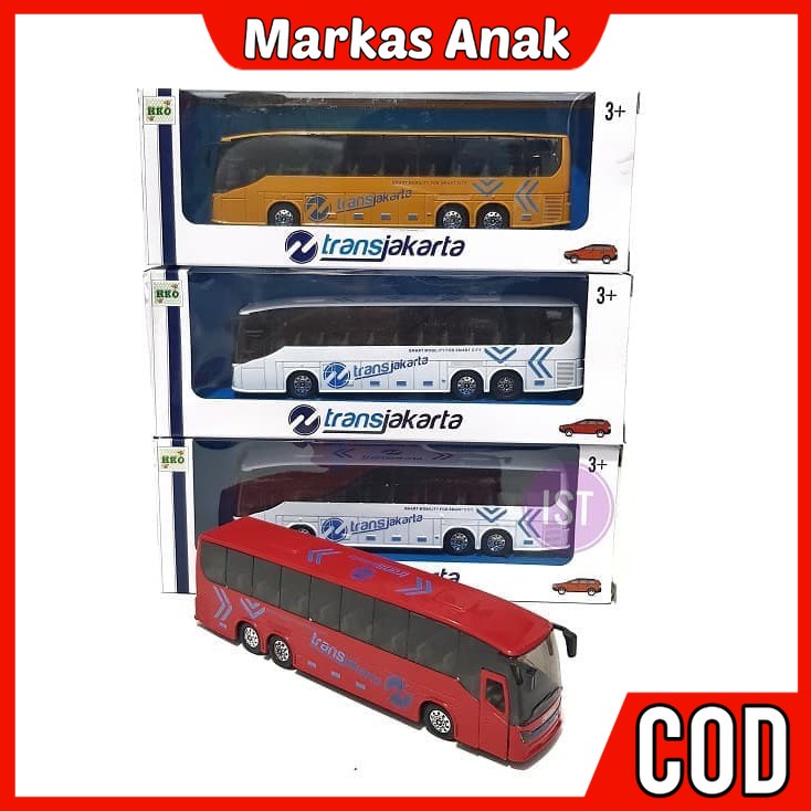 Jual Mainan Anak Anak Umur 3 4 5 6 Tahun Diecast Mobil Mobilan Bus Bis ...