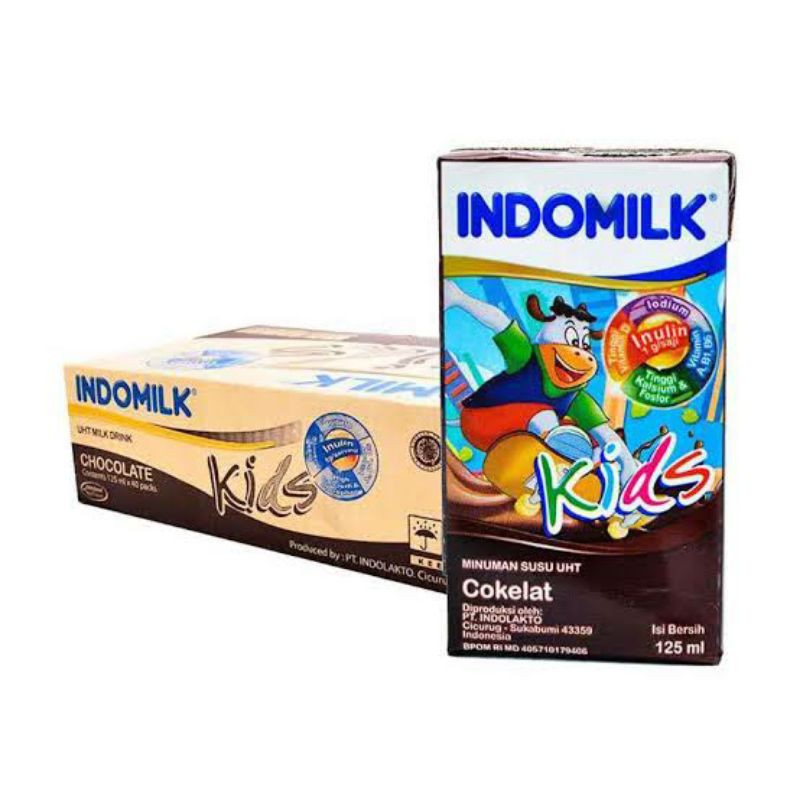 Jual Susu Indomilk 115 ml per dus isi 40 / Susu UHT Indomilk Kids 115 ml | Shopee Indonesia