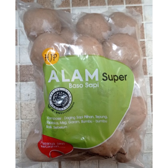 Jual Baso Sapi ALAM Super HJP Sedang Besar Isi 20 Butir | Shopee Indonesia