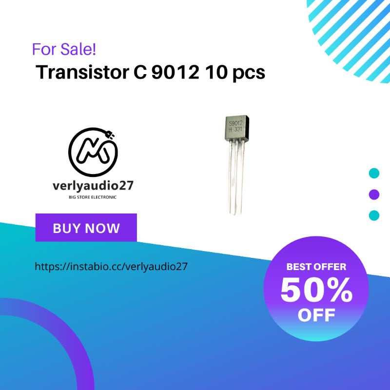 Jual Transistor C 9012 C9012 c9012 ISI 10 PCS | Shopee Indonesia