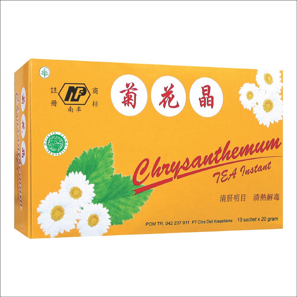 Jual CHRYSANTHEMUM TEA INSTANT(MEREDAKAN PANAS DALAM)10'S | Shopee ...