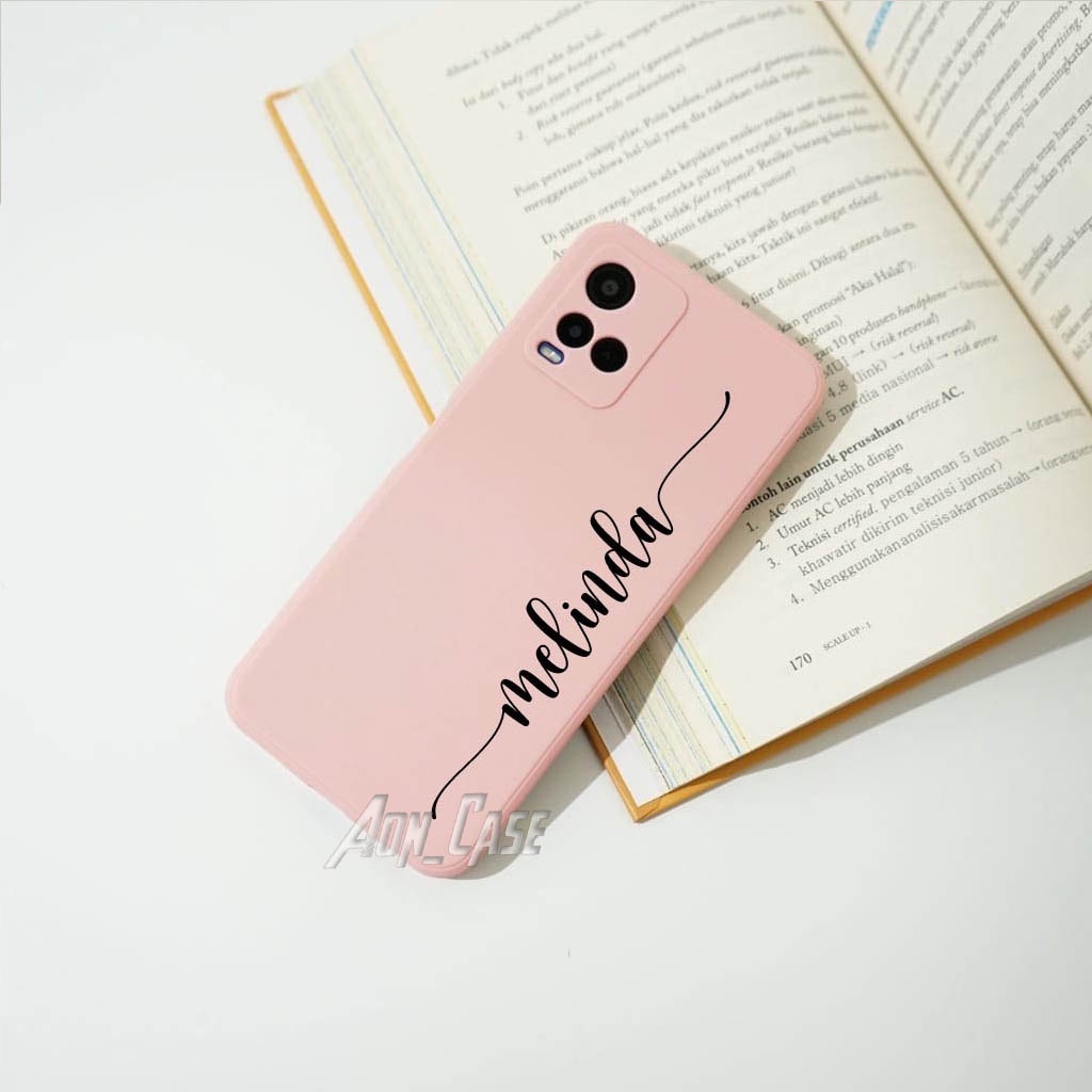 Jual [Custom Case Nama] Softcase Macaron /For Opp*/Viv*/Realme/Xia*mi ...