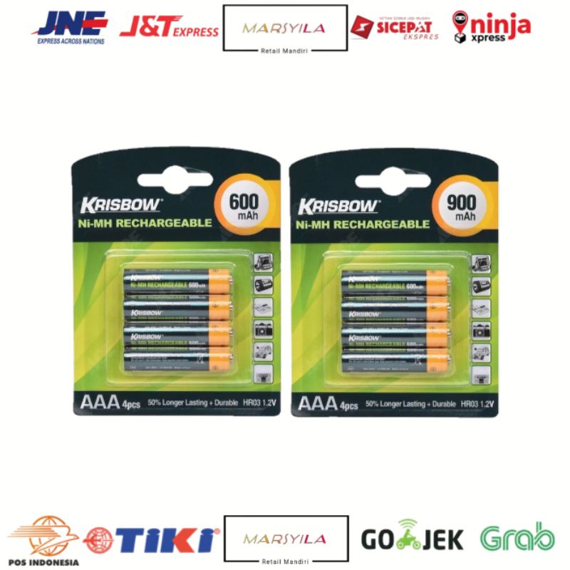 Jual BATRE CAS | BATERAI AAA RECHARGEABLE KRISBOW | CAS A3 | BATTREY ...