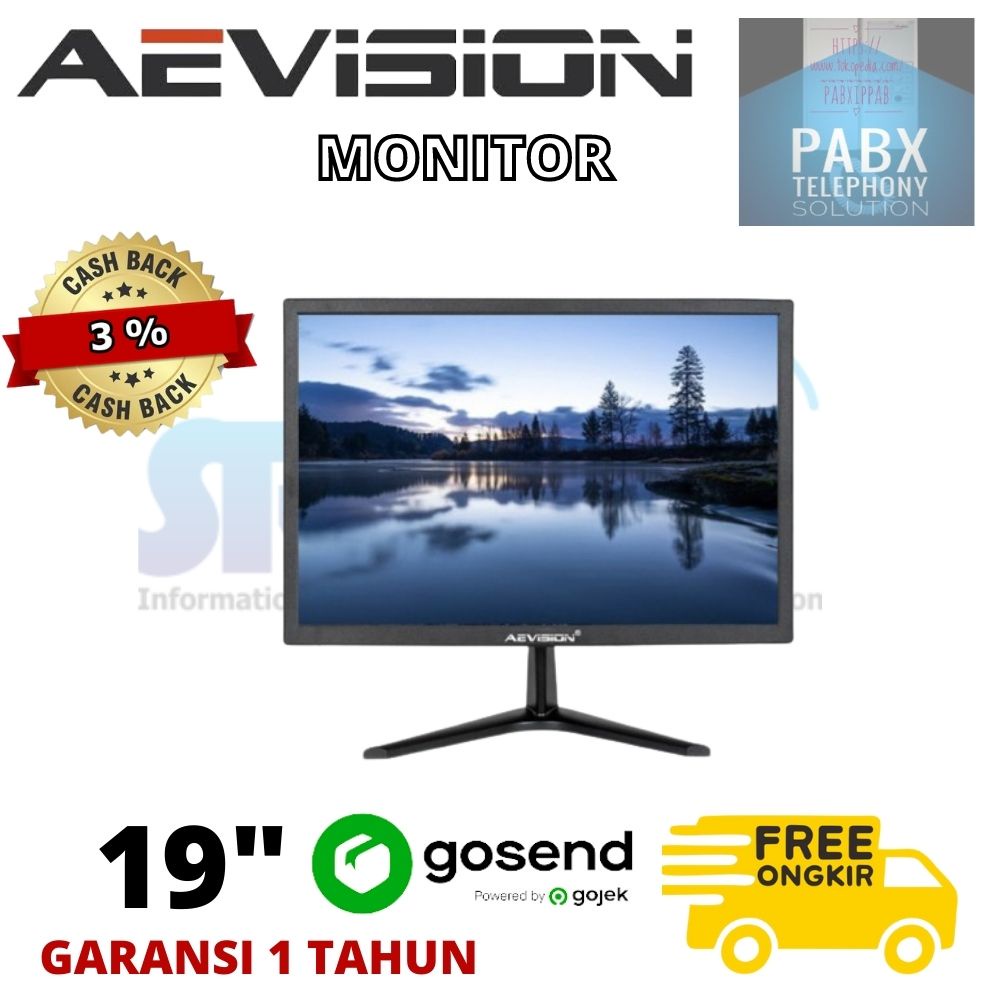 Jual Monitor LED 19 Inch Aevision AE-LED19A-2K | Shopee Indonesia