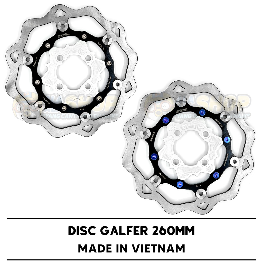 Jual Disc Galfer 260mm Vietnam Vario 150 125 110 Beat Scoopy Genio ...
