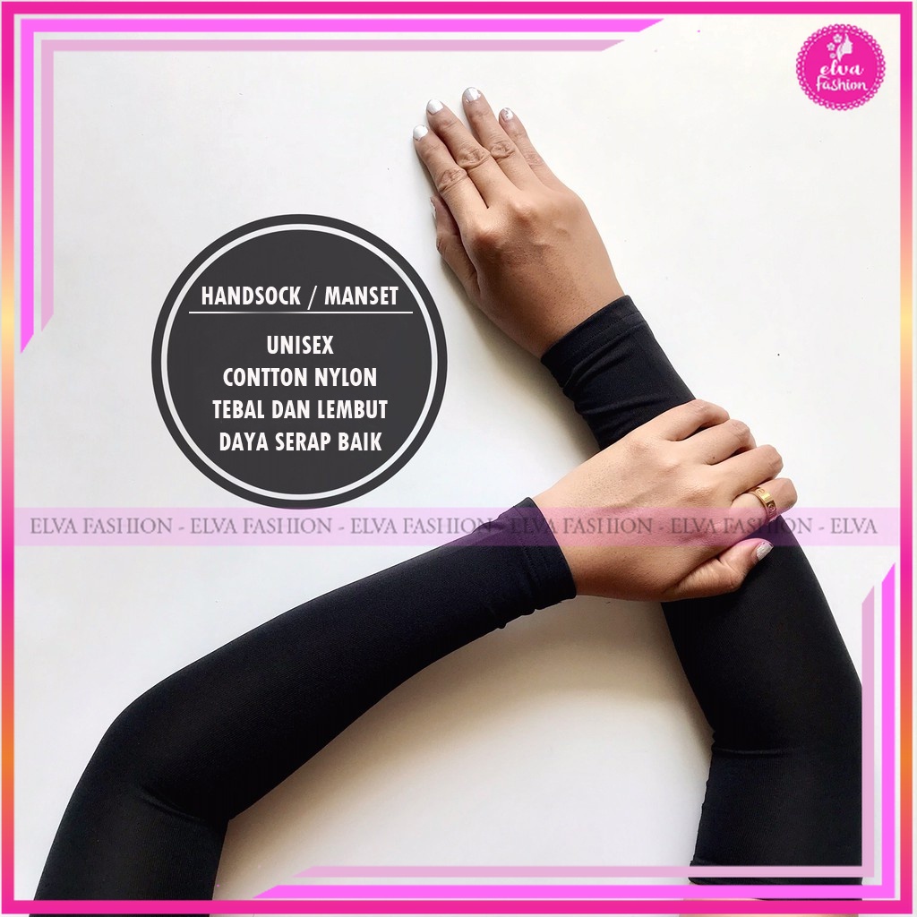 Jual Handsock Manset Tangan Wanita Pria Muslim Muslimah Hijab Bolak ...