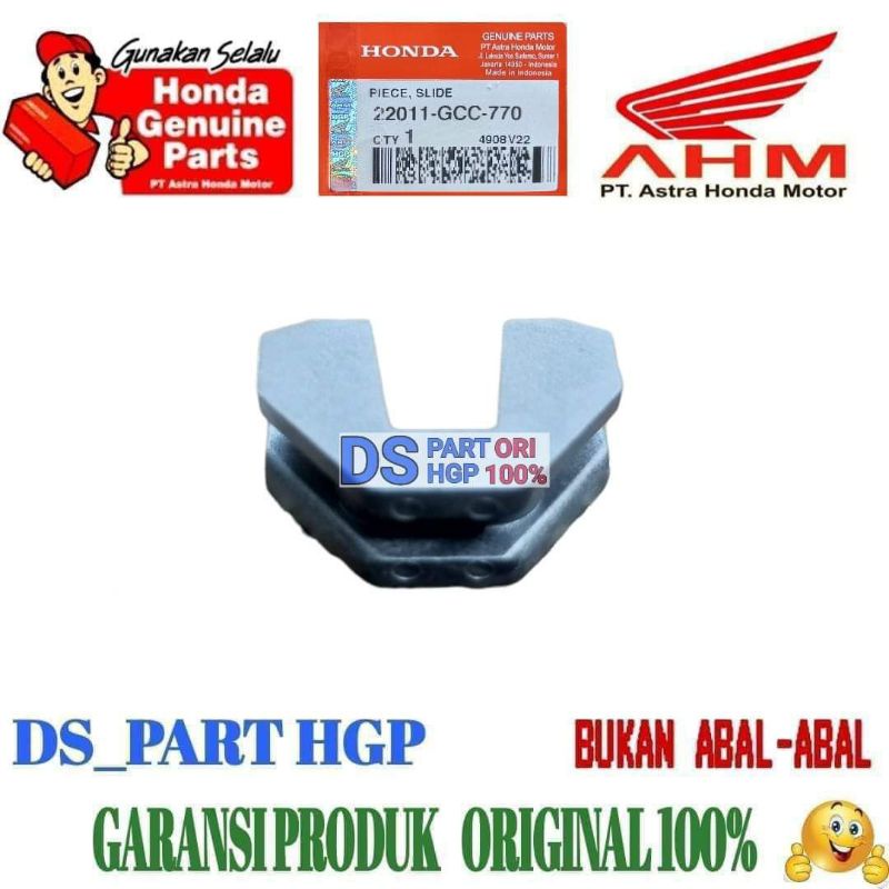 Jual HGP 22011-GCC-770 Piece Slide Beat Scoopy Spacy Vario 110 CW Karbu ...