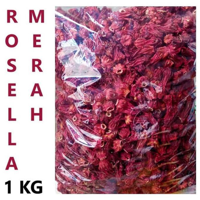 Jual Rosella Merah Kering 1Kg - Bunga Rosella Merah - Teh Rosela Merah | Shopee Indonesia