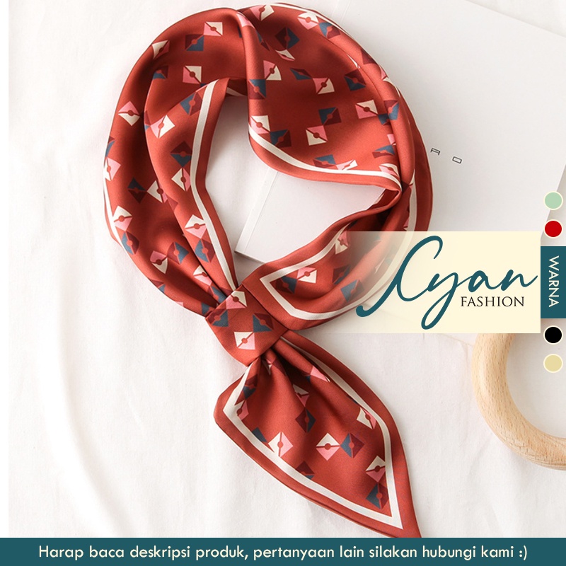 Jual "Diamond" Mini Scarf Pita, Scarf Leher, Scarf Tas, Bahan High ...