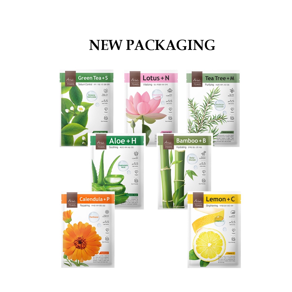 Jual ORIGINAL Masker Ariul 7 Days Mask BPOM (Exp 04-2024) | Shopee ...