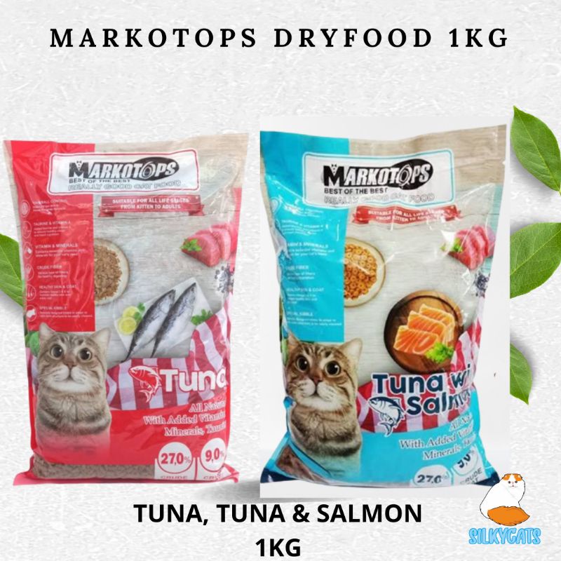 Jual markotops tuna & salmon 1kg. makanan kucing markotop 1 kg | Shopee ...