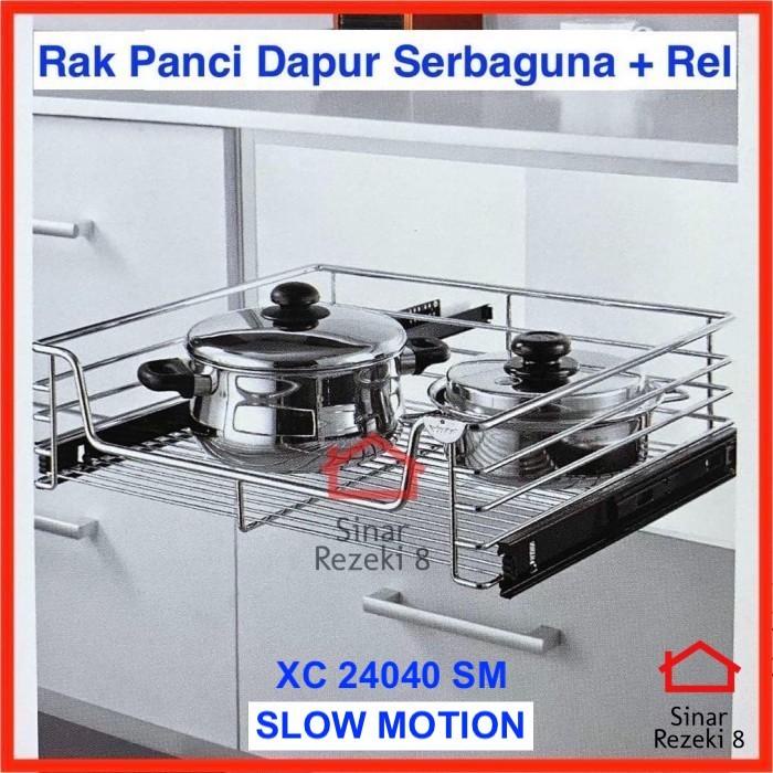 Jual Rak Tarik Panci Vitco XC 24040 SM Stainless Serbaguna Rel Dapur ...