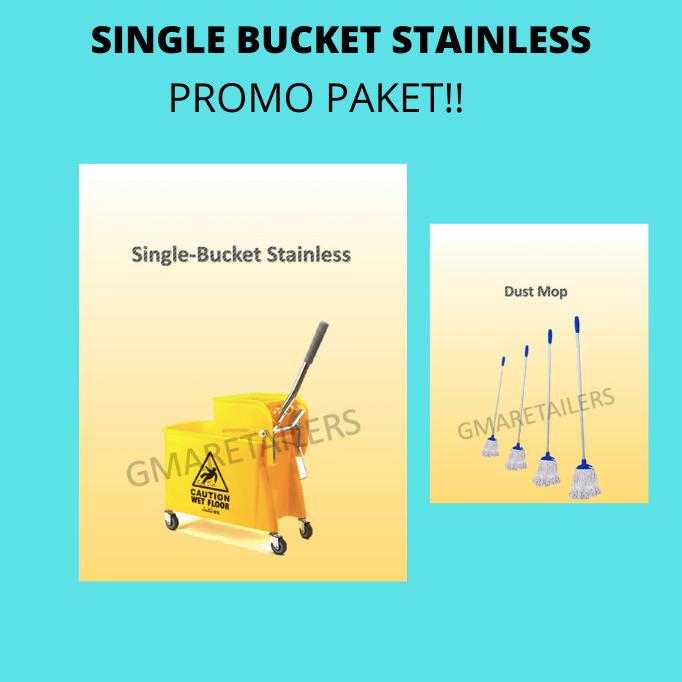 Jual EMBER AIR SINGLE BUCKET STAINLESS 20 Liter - PAKET Lc | Shopee ...