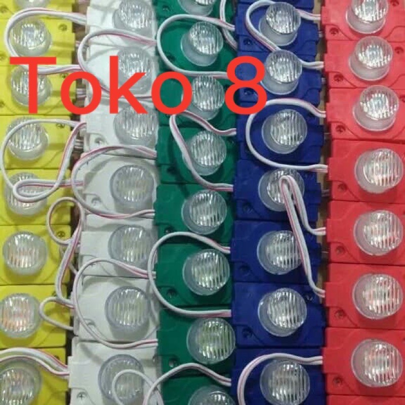 Jual LAMPU LED MODUL 1MATA 12VOLT dan 24VOLT 1.5 WATT WATERPROOF 1 MATA ...