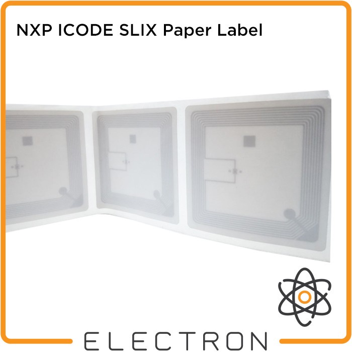 Jual NXP ICODE SLIX Paper Label NFC RFID 13.56MHz ISO15693 ICODEX ...