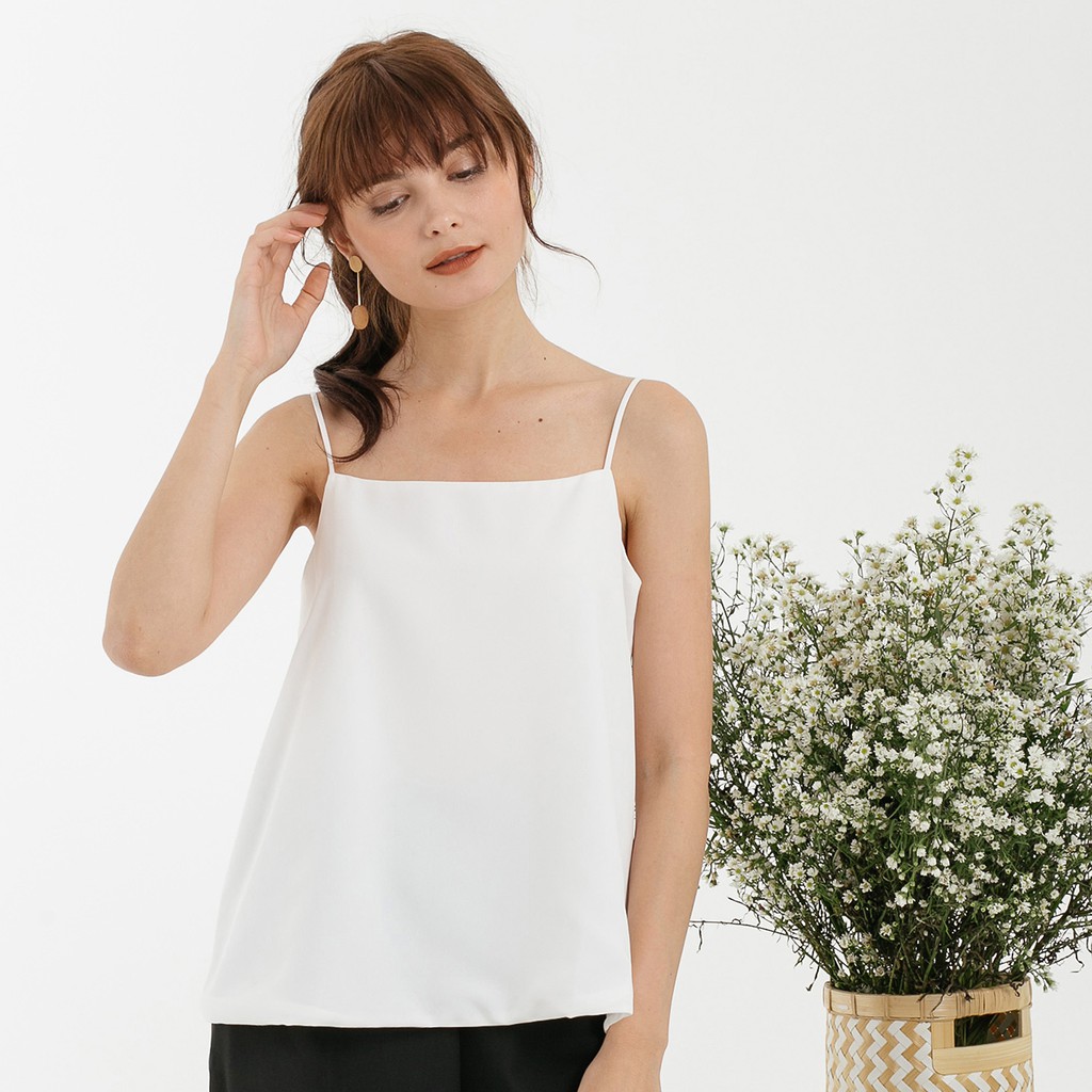 Jual Cloth Inc Basic Square Neck Tank | Inner Dalaman Wanita Tanktop ...