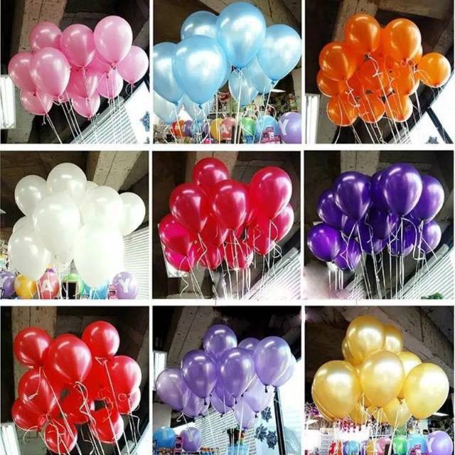 Jual BALON METALIK UK. 12 INCI PER 10 PCS | Shopee Indonesia
