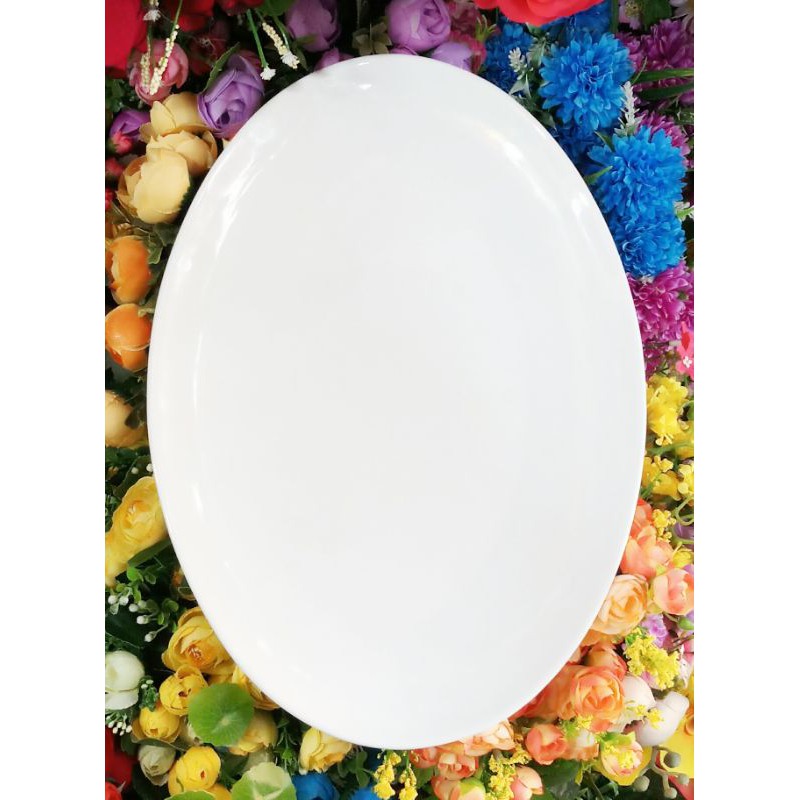 Jual Piring keramik oval besar bisa di microweve cantik dan elegant ...