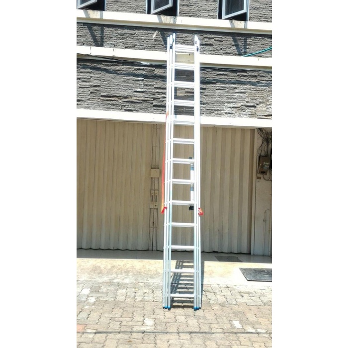 Jual Tangga Tangga Aluminium Extension 9 Meter Merk Liveo, Tangga Pln ...