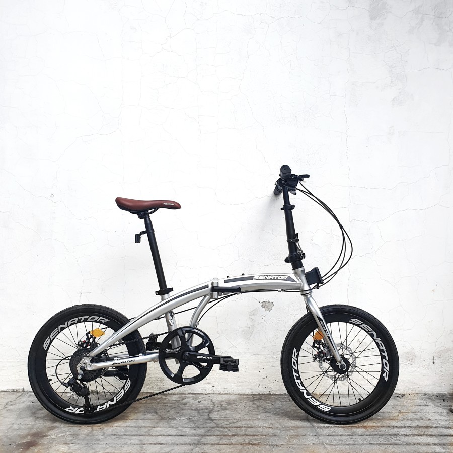 Jual Sepeda Lipat Alloy Senator Folding Bike | Shopee Indonesia