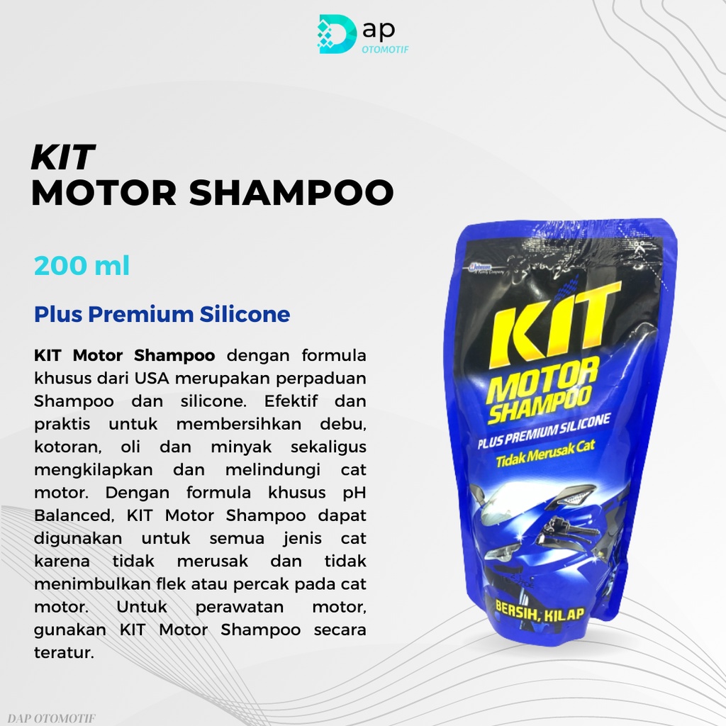 Jual Kit Motor Shampoo Pouch 200 ml | Shopee Indonesia